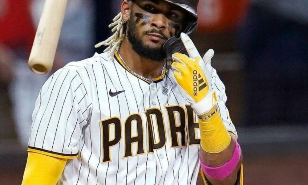 Fernando Tatis Jr. Habla a la prensa sobre su reciente caso de violación de sustancias ...